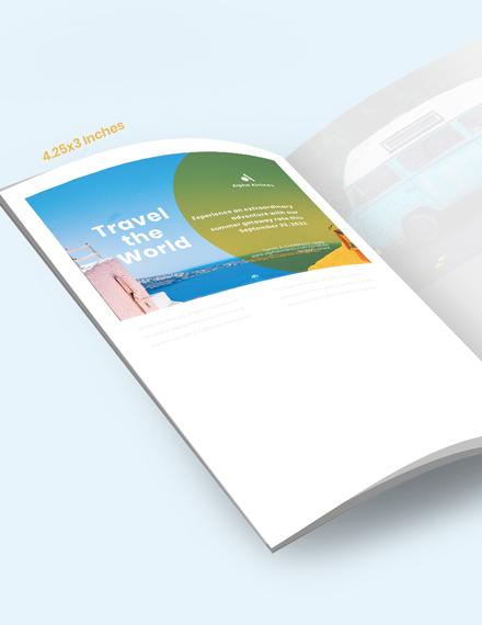Travel Advertising Magazine Ads Template - InDesign, PSD | Template.net