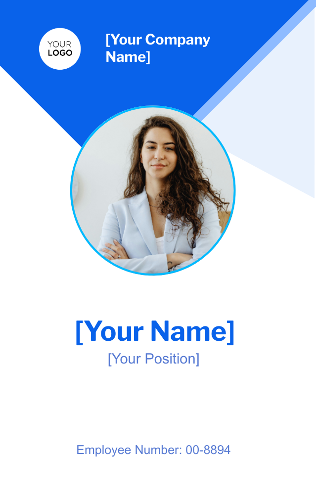 Consultant Manager ID Card Template - Edit Online & Download Example ...