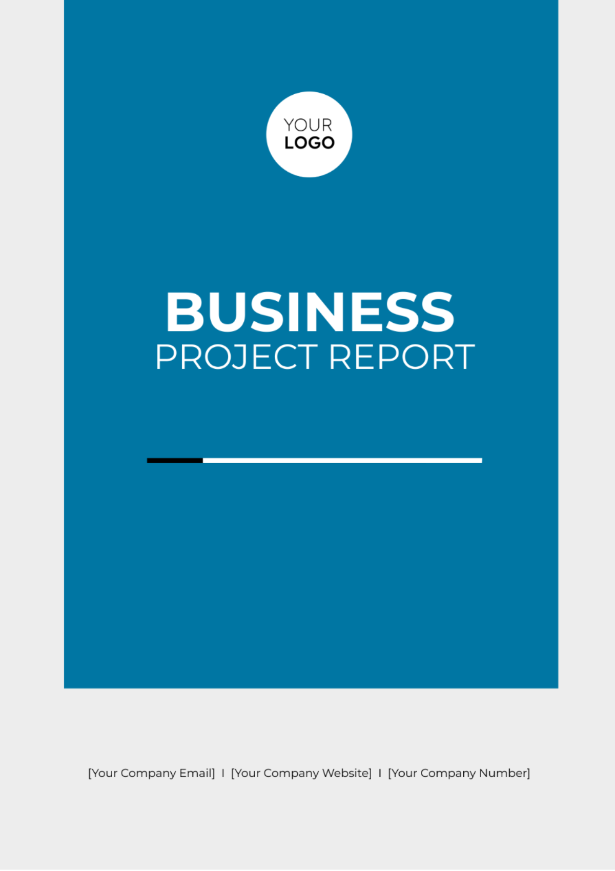 Business Project Report Template - Edit Online & Download Example ...