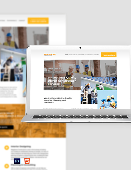 Free Software Company Website Template - HTML5, PSD | Template.net
