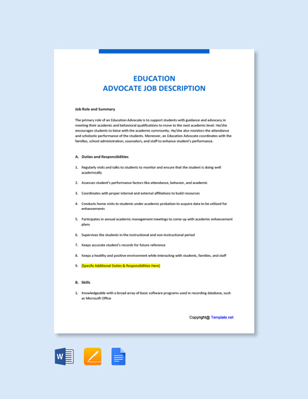 FREE Brand Advocate Cover Letter Template - Word | Google Docs | Apple ...