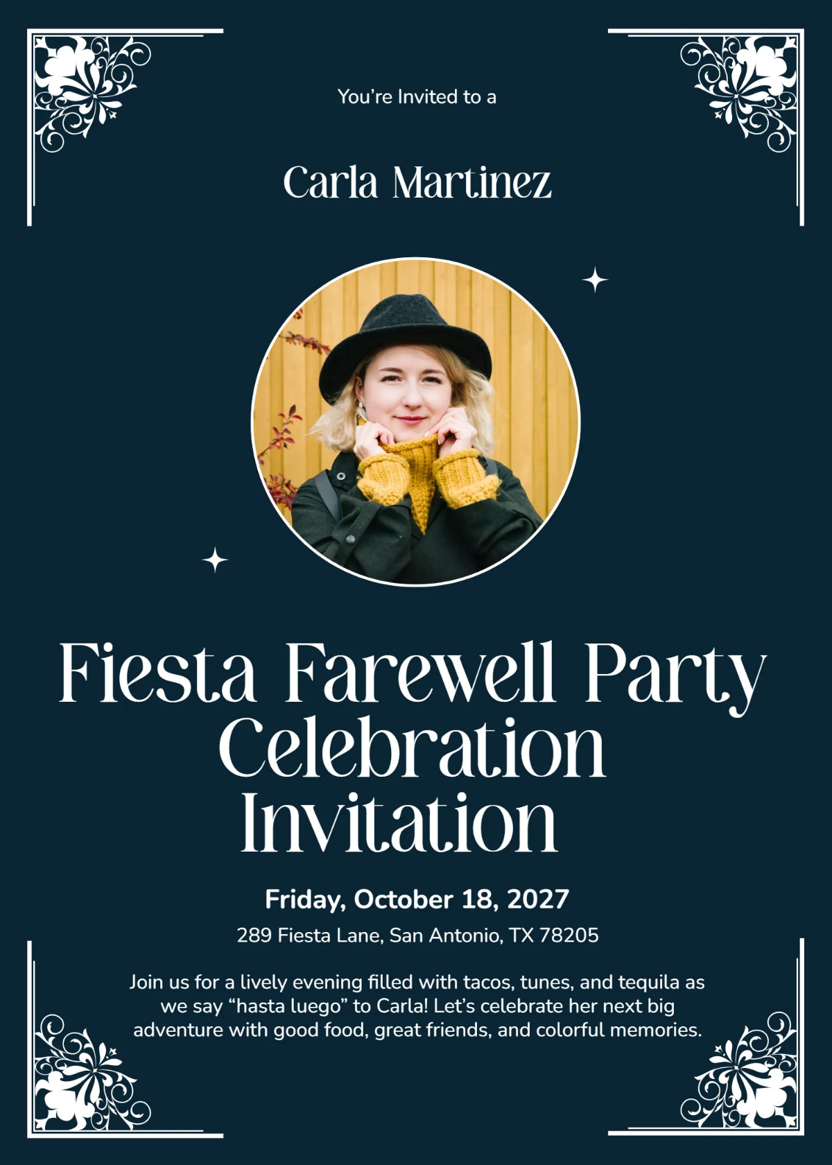 Free Fiesta Invitation Templates Editable And Printable Free Fiesta Invitation Templates Editable And Printable