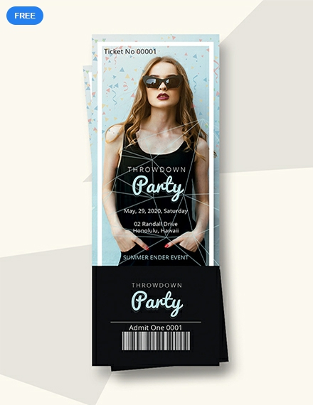 General Admission Ticket Template - Edit Online & Download Example ...