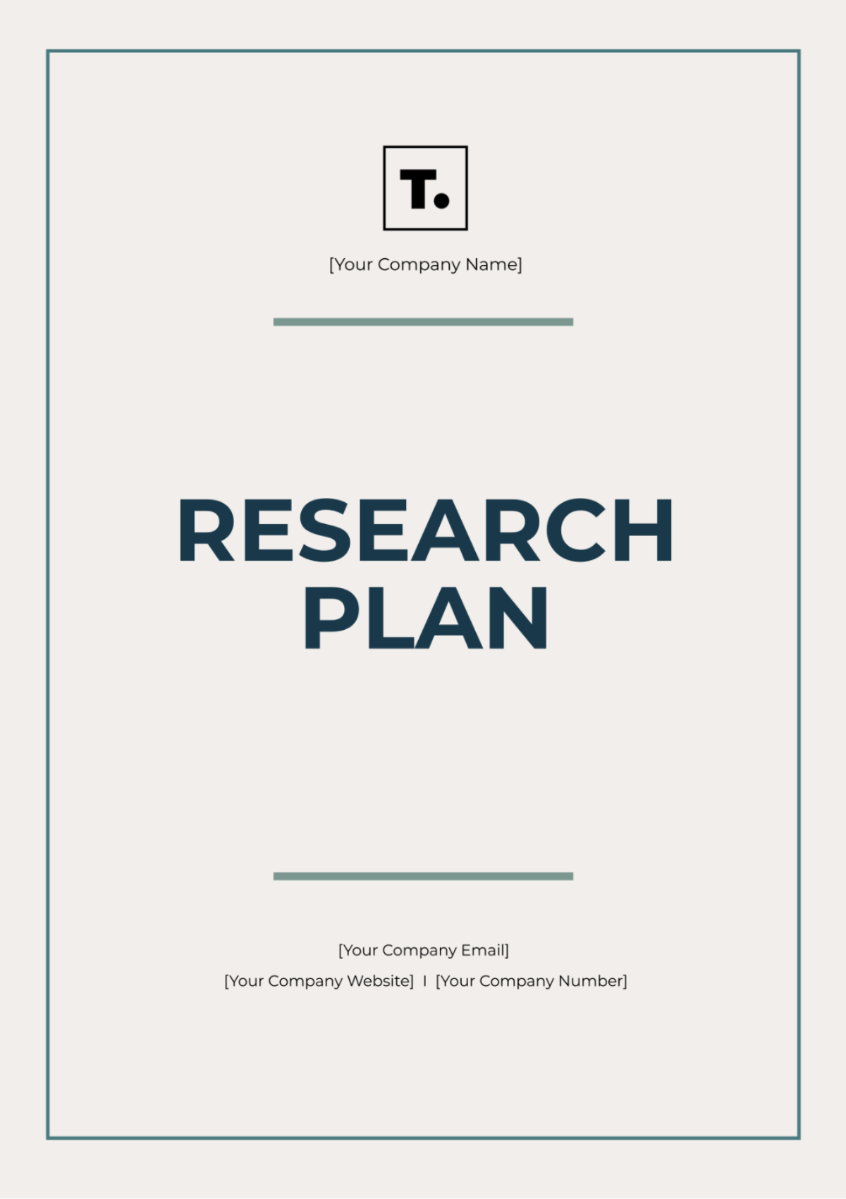 Research Plan Template - Edit Online & Download Example | Template.net