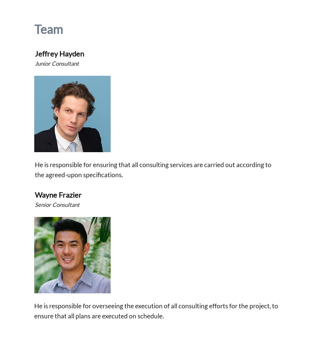 Simple Consulting Proposal Template in Google Docs, Word, Apple Pages ...