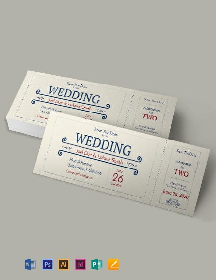 11+ FREE Admission Ticket Templates - Microsoft Word (DOC) | Template.net