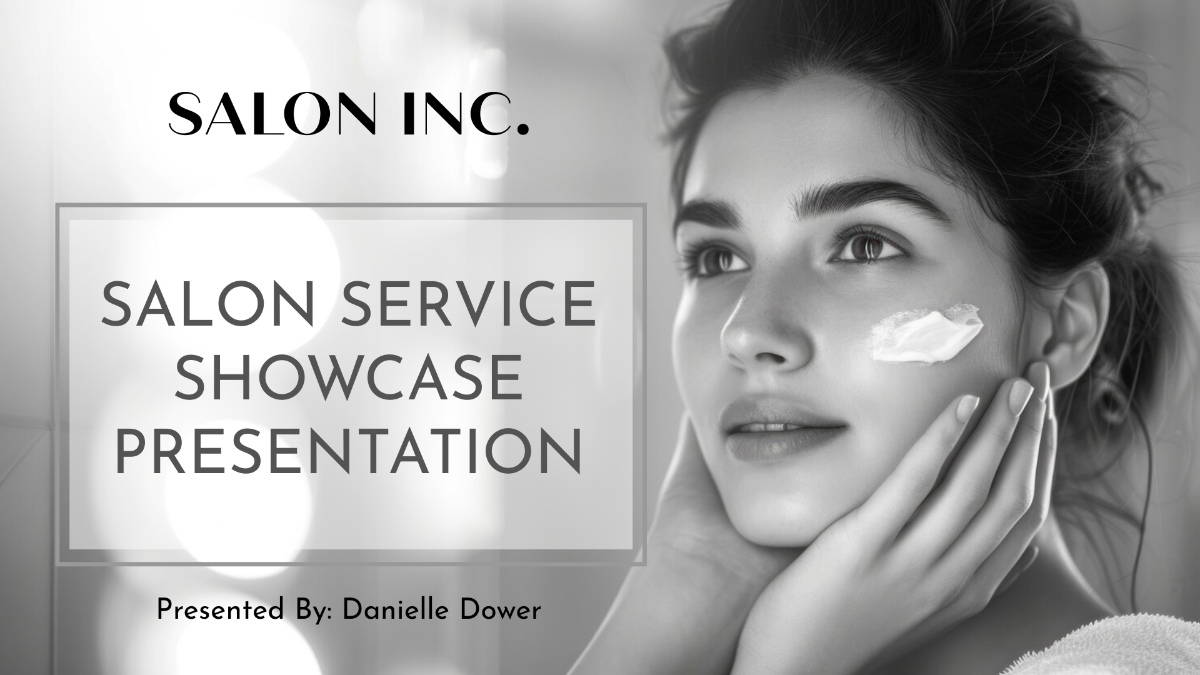Salon Service Showcase Presentation Template - Edit Online & Download ...