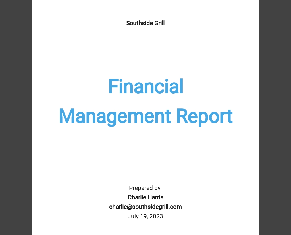 FREE Time Management Report Template - PDF | Word (DOC) | Apple (MAC ...