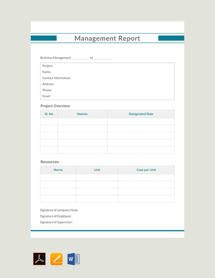 40+ Monthly Management Report Templates in PDF | Google Docs | Excel ...