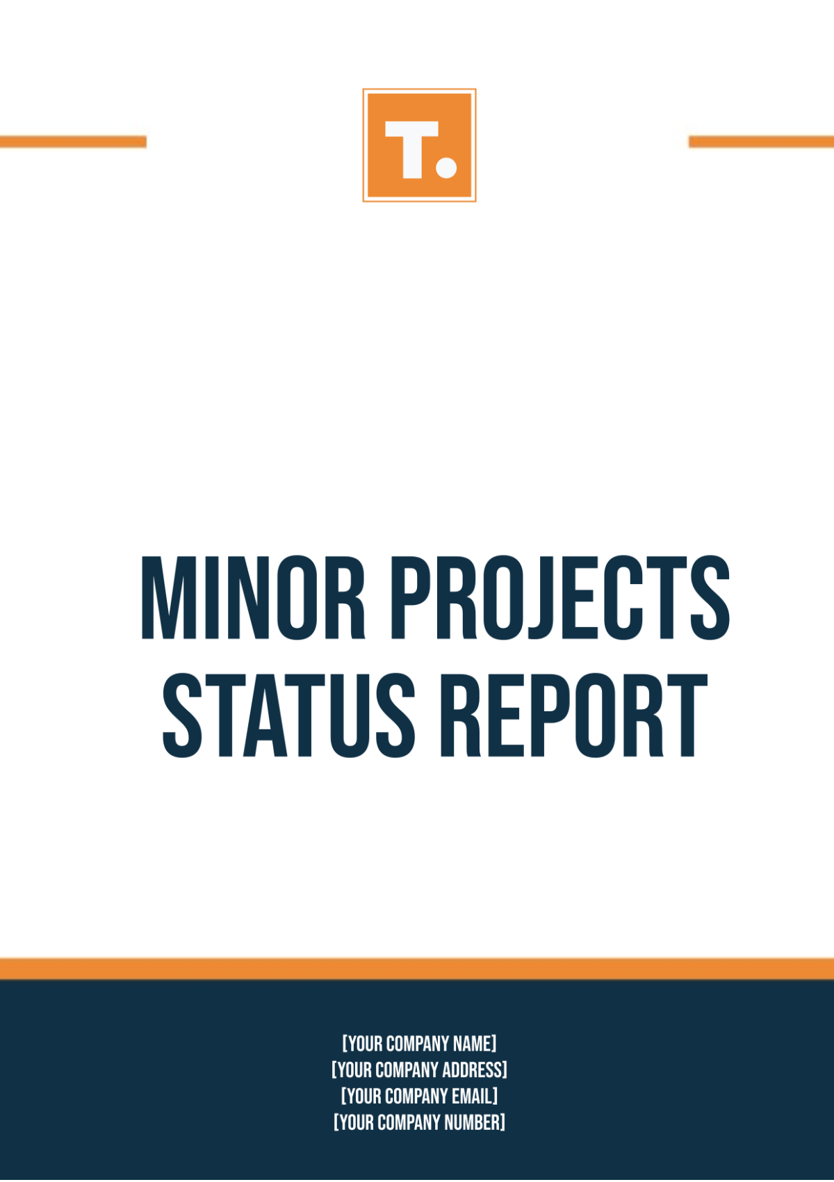 Minor Projects Status Report Template - Edit Online & Download Example ...
