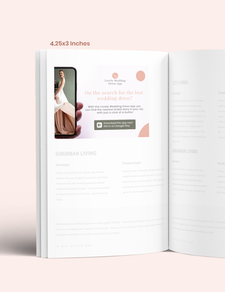 Wedding Magazine Ads Template - InDesign, PSD | Template.net