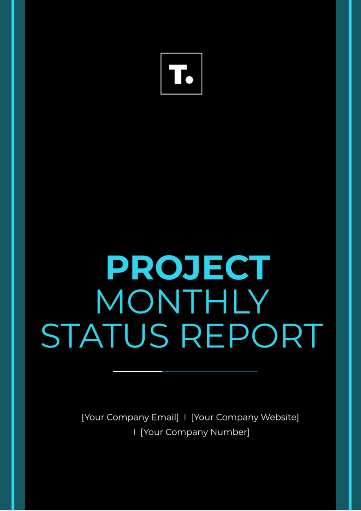 Project Monthly Status Report Template - Edit Online & Download Example ...