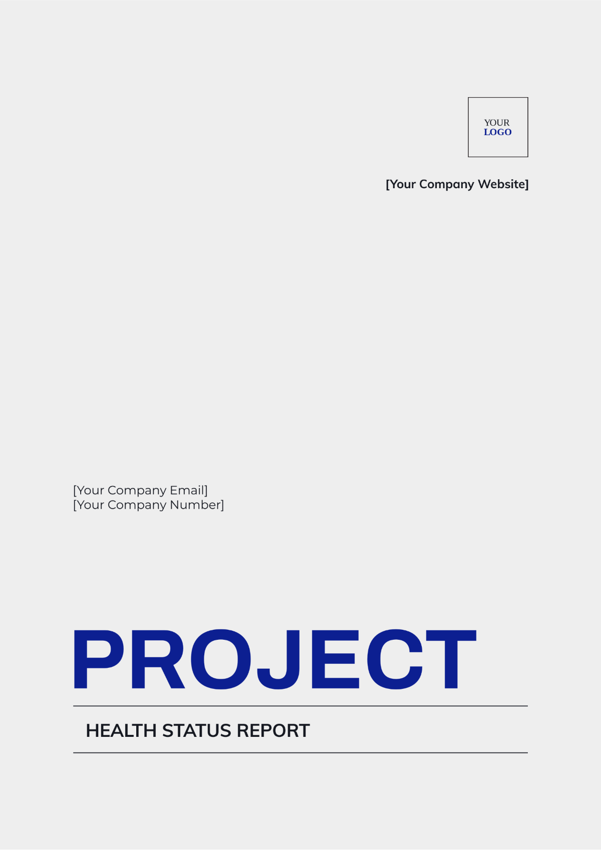 Project Health Status Report Template - Edit Online & Download Example ...