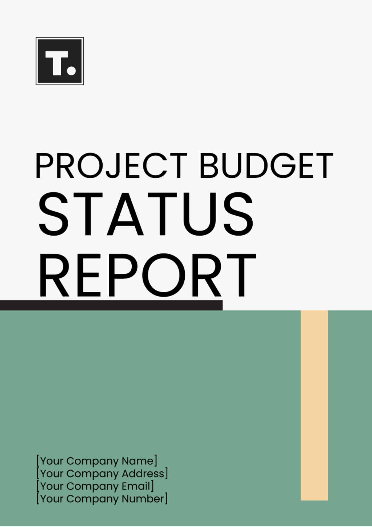 Project Budget Status Report Template - Edit Online & Download Example ...
