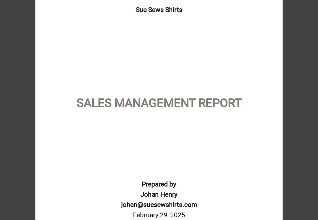 FREE Time Management Report Template - PDF | Word (DOC) | Apple (MAC ...