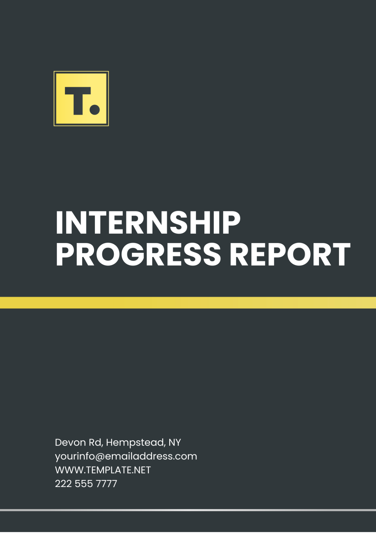 Free Internship Report Templates To Edit Online And Print