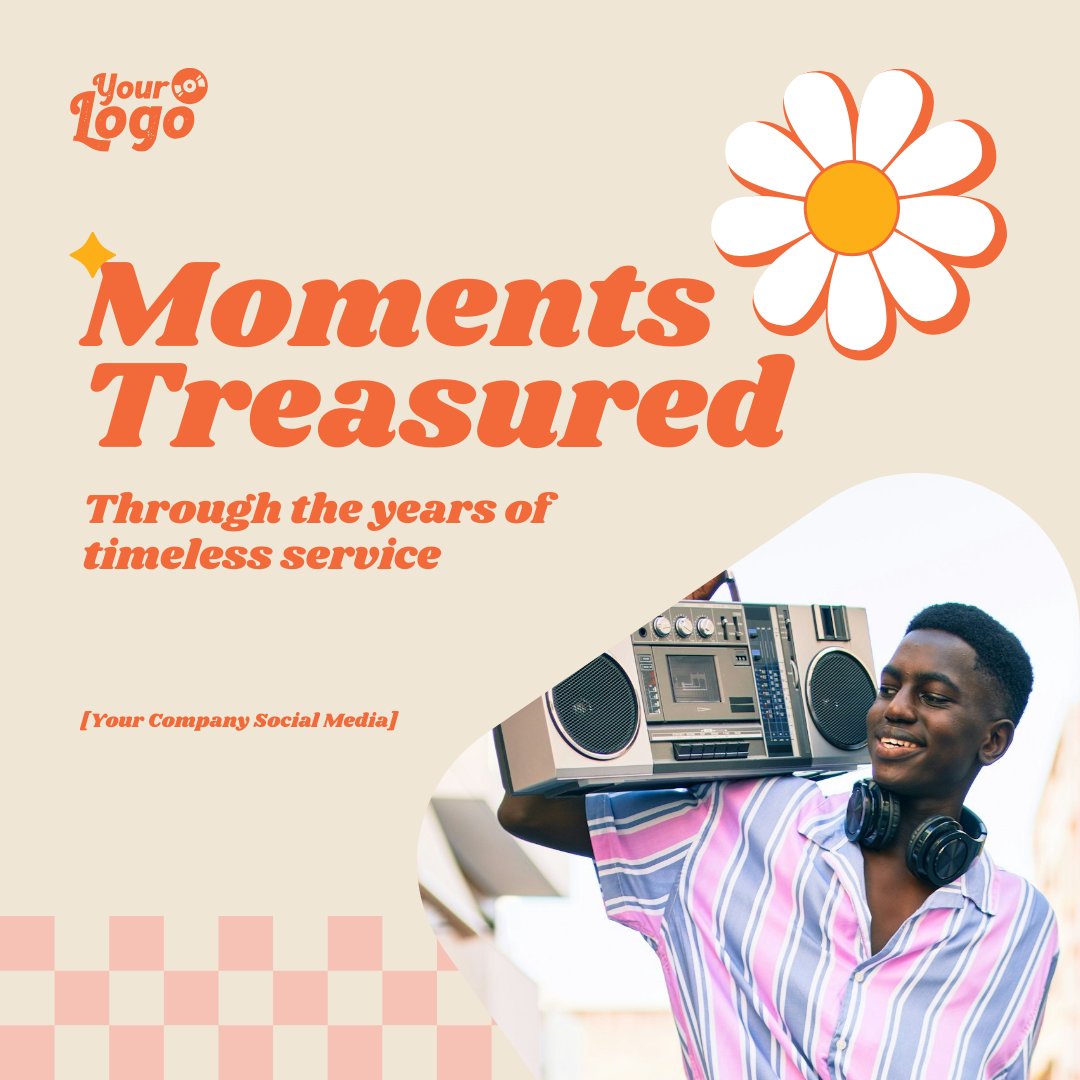 Retro Instagram Post Template - Edit Online & Download Example ...