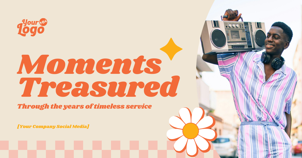 Retro LinkedIn Banner Template - Edit Online & Download Example | Template.net