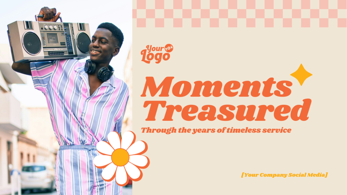 Retro Youtube Banner Template - Edit Online & Download Example ...