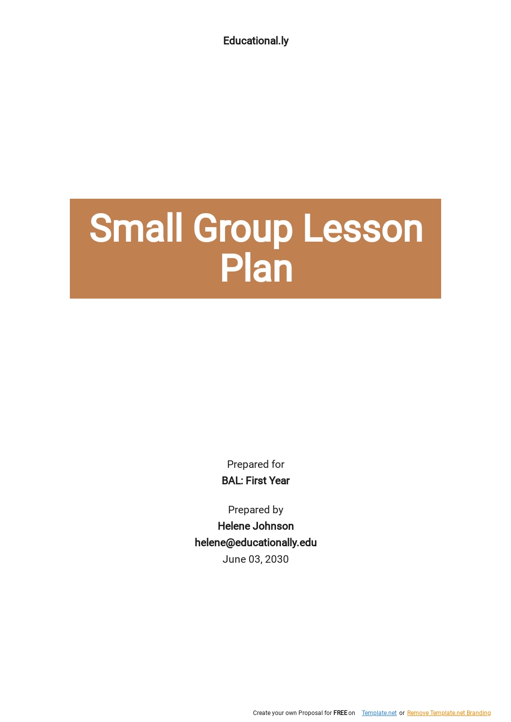 Small Group Lesson Plan Template Editable Free Small Group Lesson Plan Template Editable Free