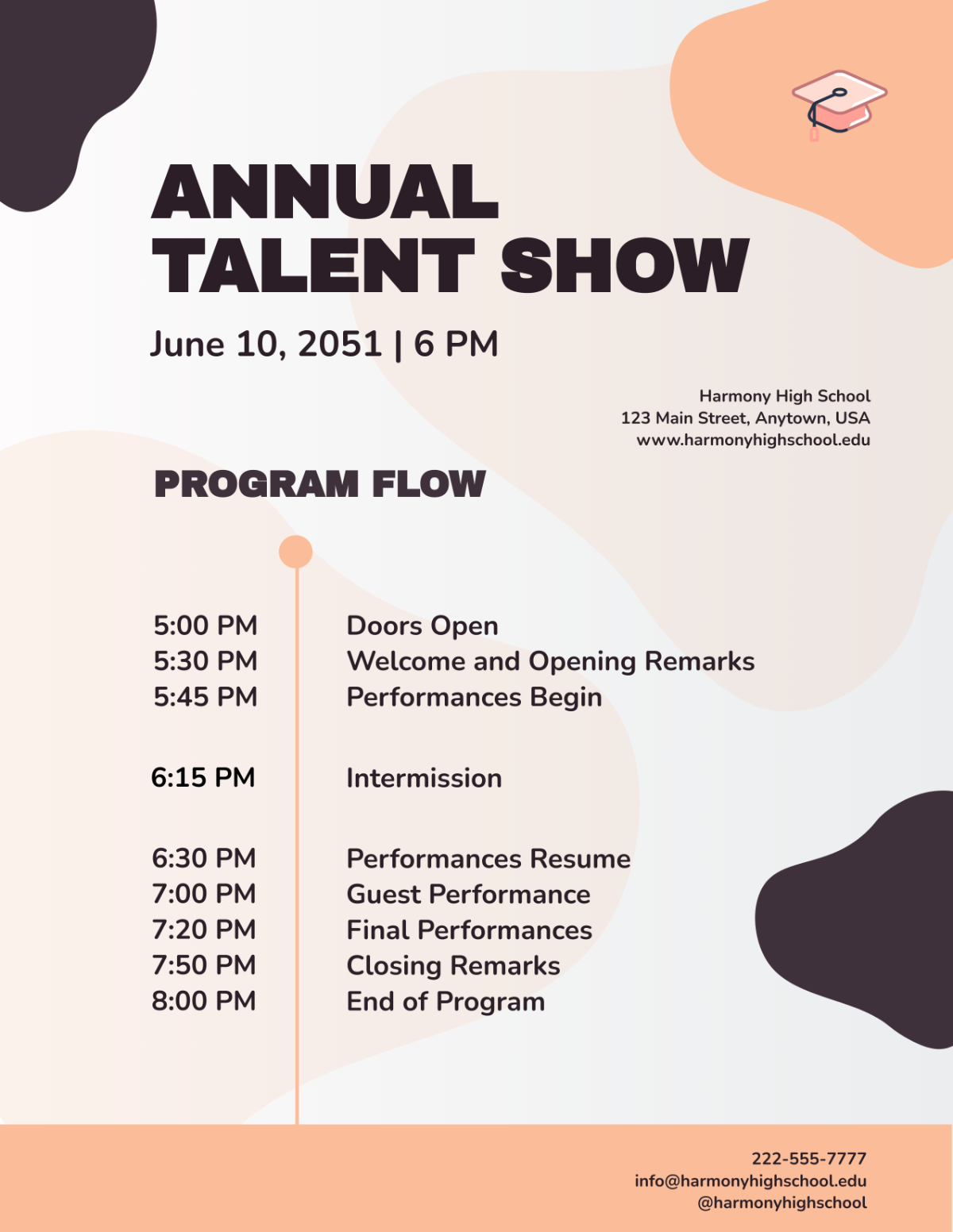 Free Foldable Program Template To Edit Online Free Foldable Program Template To Edit Online