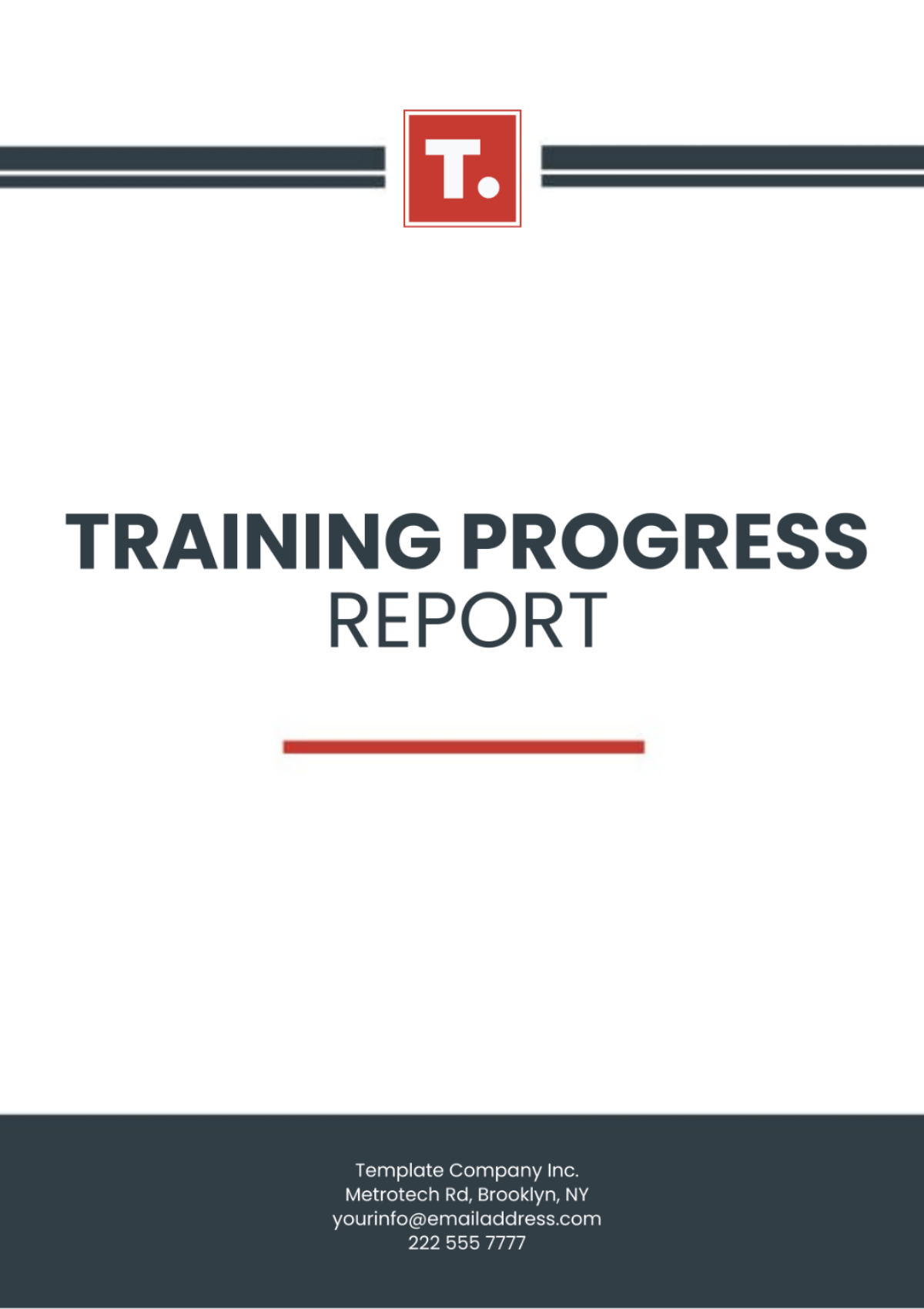 Free Industrial Training Report Template To Edit Online