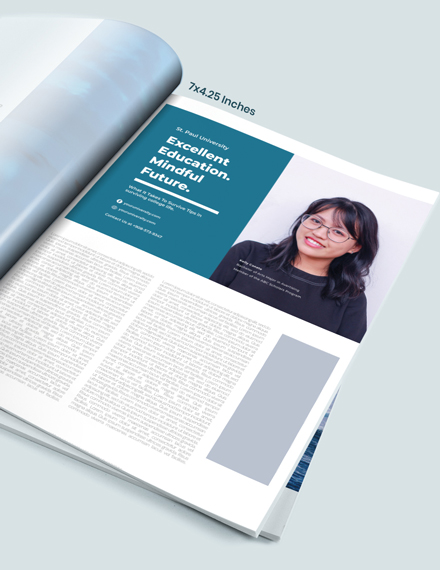 Student Campaign Magazine Ads Template - InDesign, PSD | Template.net