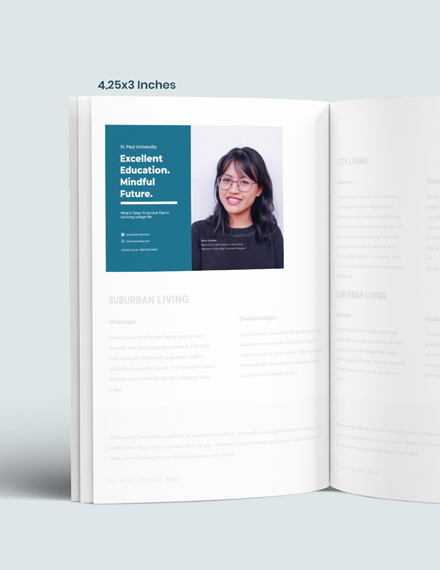 Student Campaign Magazine Ads Template - InDesign, PSD | Template.net