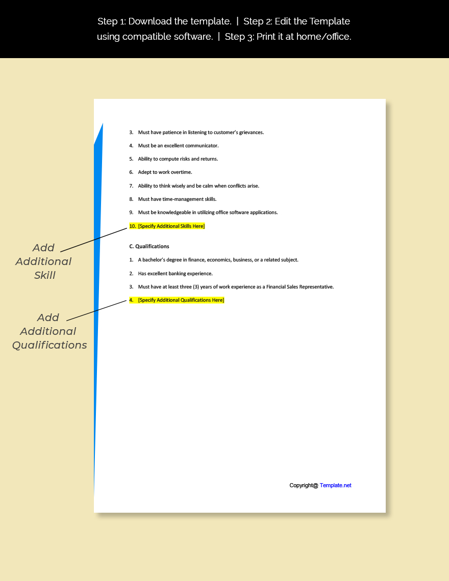 Free Financial Sales Representative Job Ad Description Template free-financial-sales-representative-job-ad-description-template