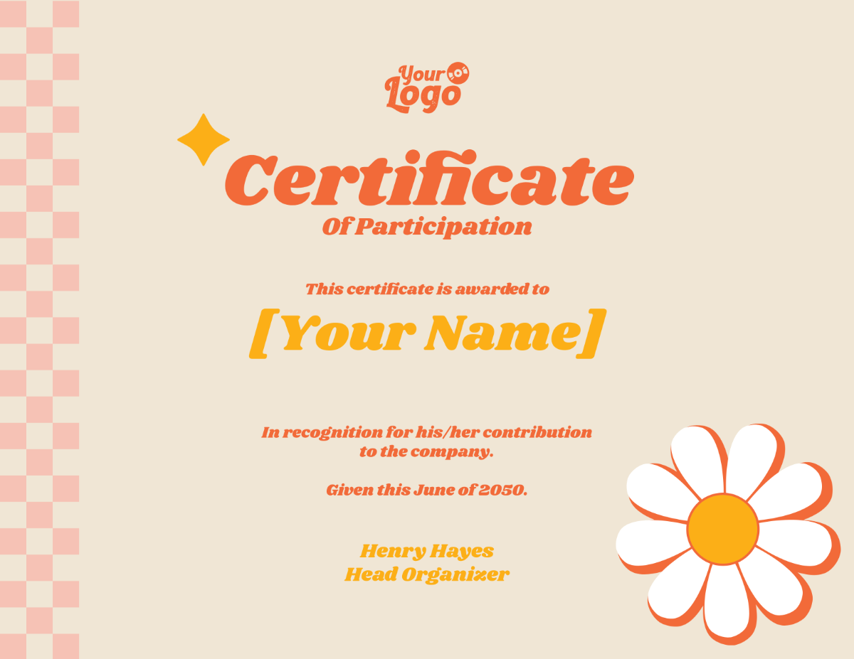 Retro Certificate Template - Edit Online & Download Example | Template.net