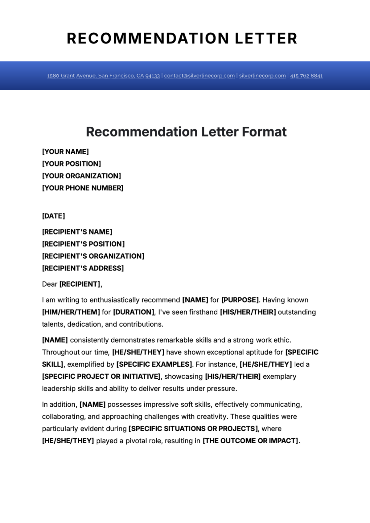 Free Vet School Letter Of Recommendation Template To Edit Online Free Vet School Letter Of Recommendation Template To Edit Online