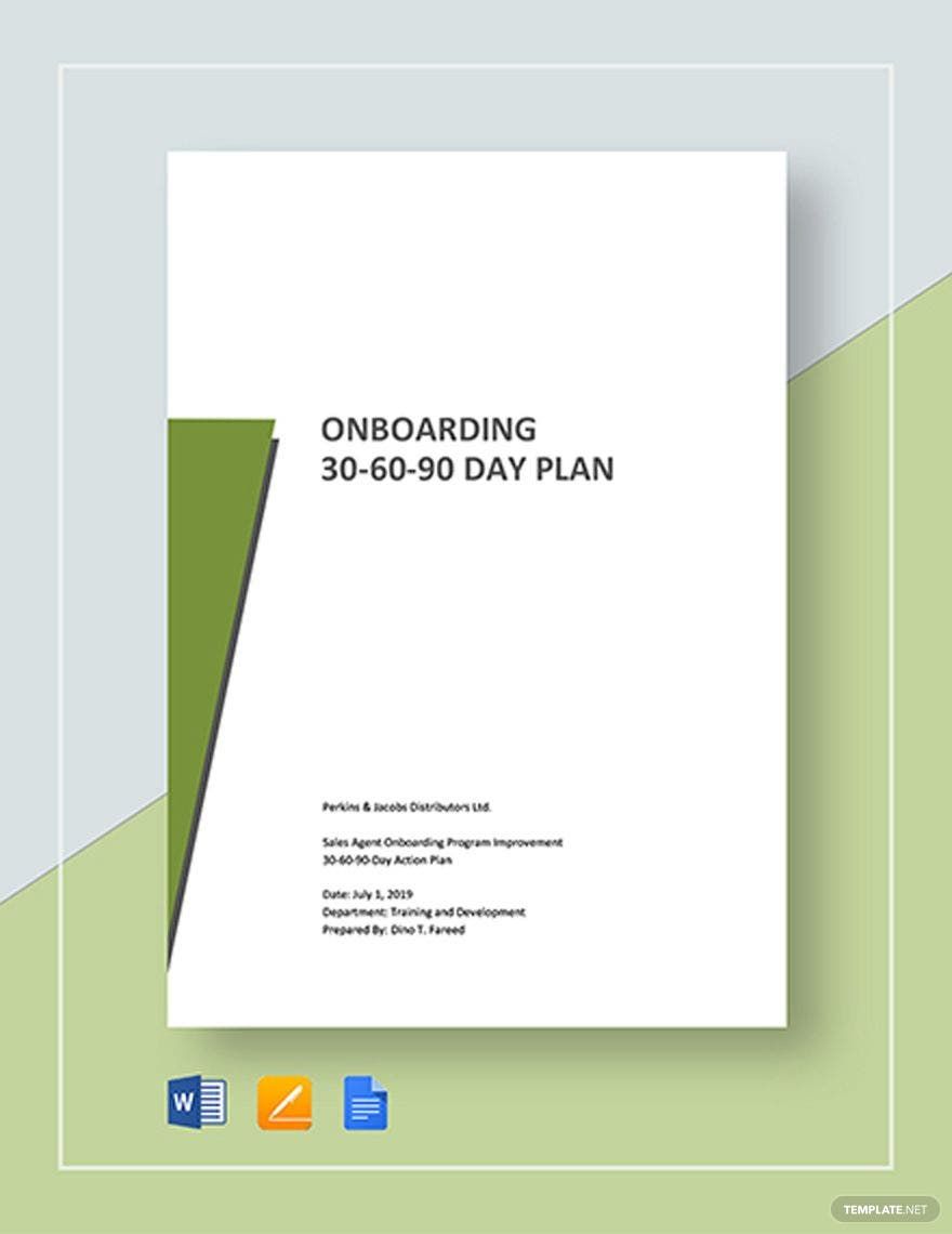 Onboarding 30 60 90 Day Plan Template Download In Word Google Docs 