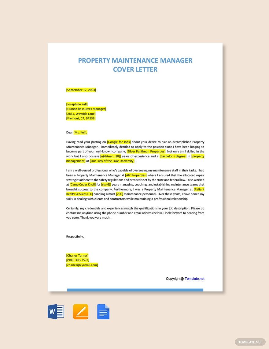 FREE Property Letter Templates Examples Edit Online Download