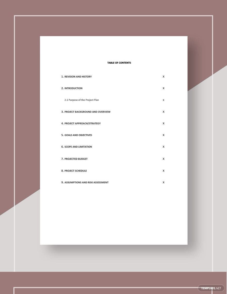 Network Project Plan Template - Google Docs, Word, Apple Pages ...