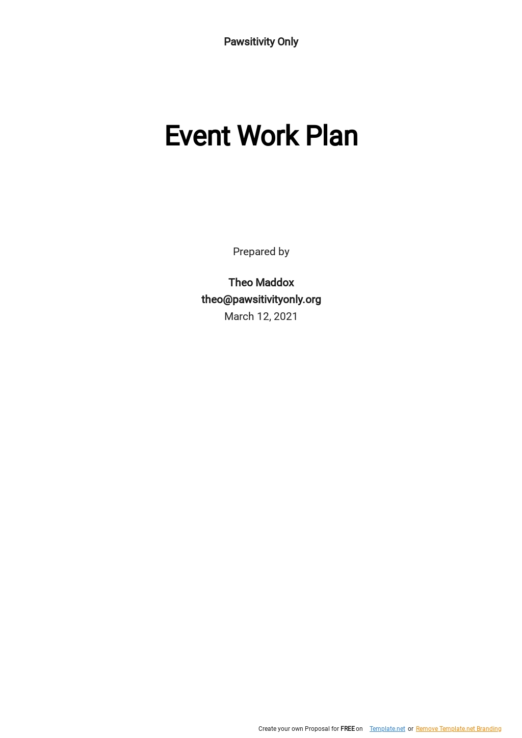 Free Plan Google Docs Templates 1337 Download Template