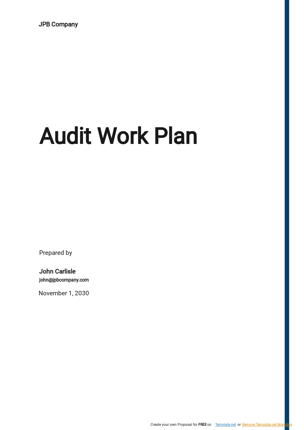 18 FREE Audit Plan Templates Edit Download Template 18 FREE Audit Plan Templates Edit Download Template