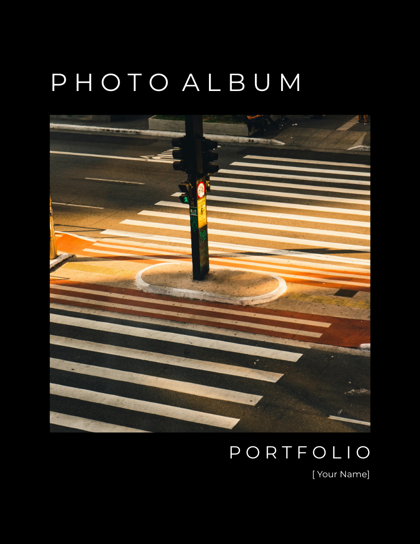 Photo Album Portfolio Template - Edit Online & Download Example ...