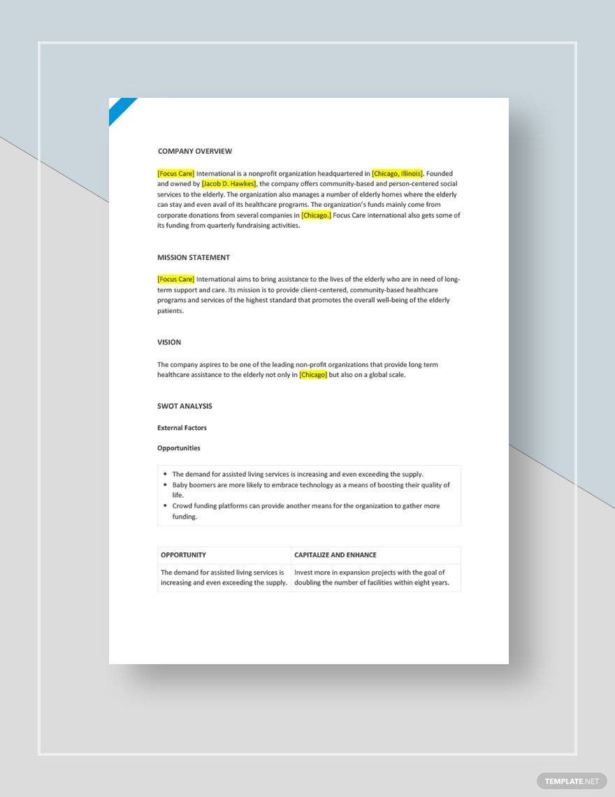 Health & Safety Swot Analysis Template - Google Docs, Word, Apple Pages ...