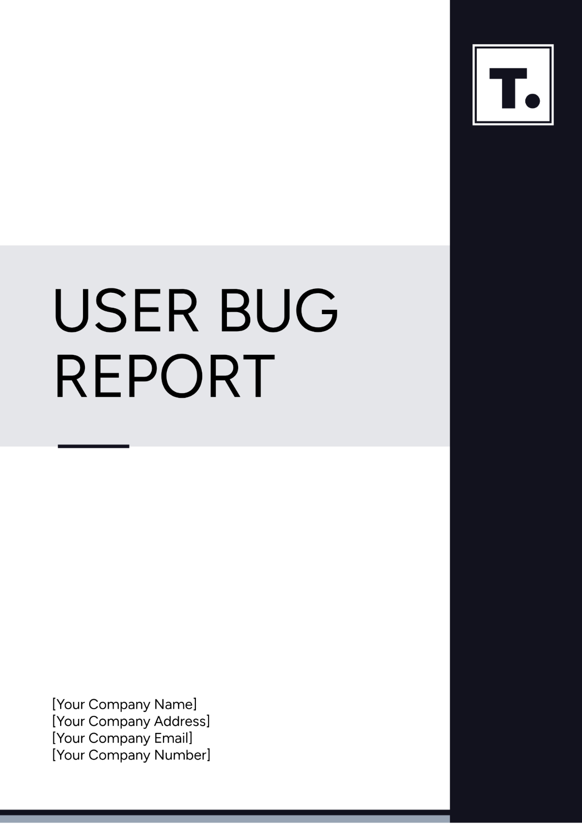 Free Bug Report Templates To Edit Online And Print