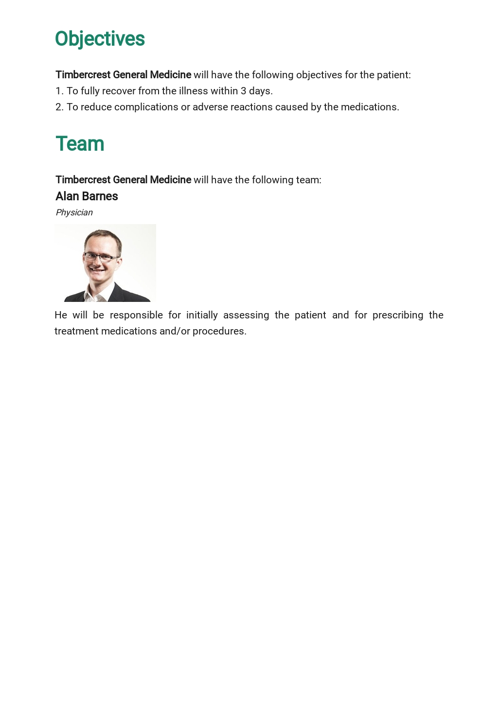 FREE Individual Treatment Plan Template Google Docs Word Template free-individual-treatment-plan-template-google-docs-word-template