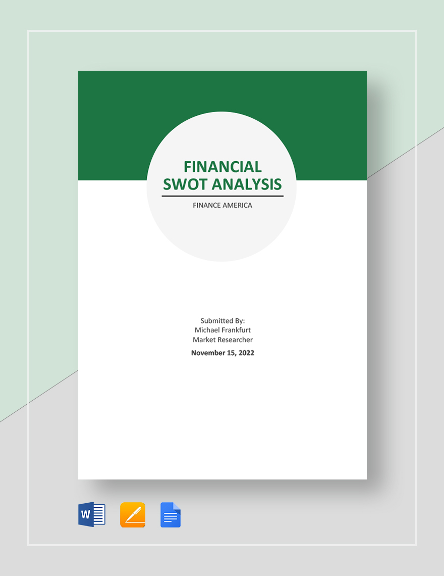 Financial Impact Analysis Template - Google Docs, Word, Apple Pages ...