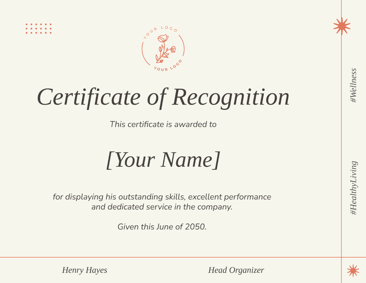 Minimalist Certificate Templates - Edit Online & Download Example ...