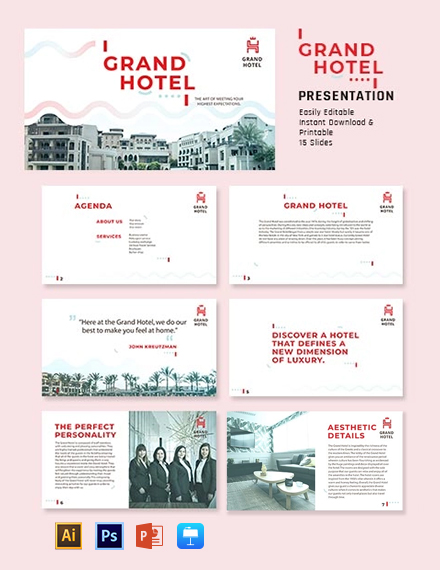 Grand Hotel Presentation Template
