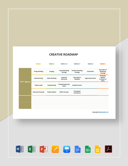 Free Simple Visio Roadmap Template - Google Docs, Google Sheets, Google ...