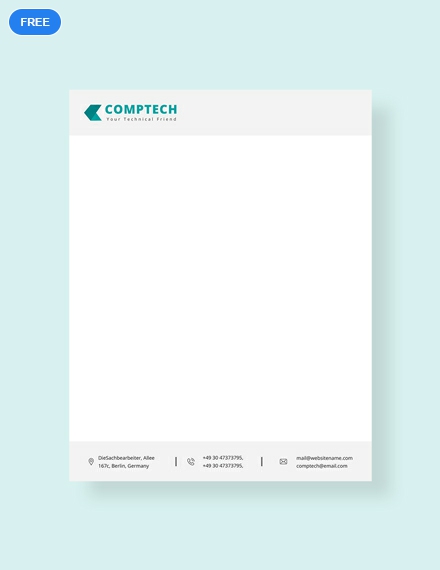 Sample Construction Letterhead Template - Edit Online & Download ...