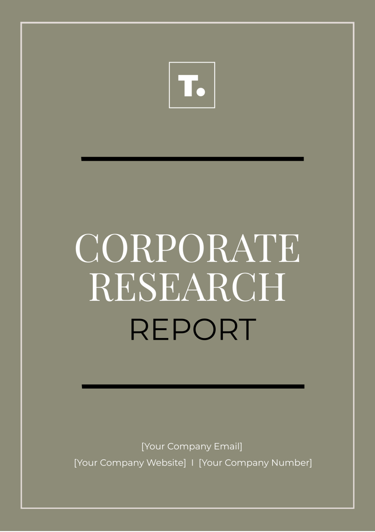 Free Corporate Research Report Template To Edit Online Free Corporate Research Report Template To Edit Online
