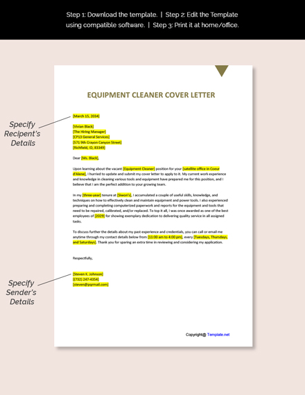 Cleaner Cover Letter Sample Floor Cleaner Cover Letter | Velvet Jobs