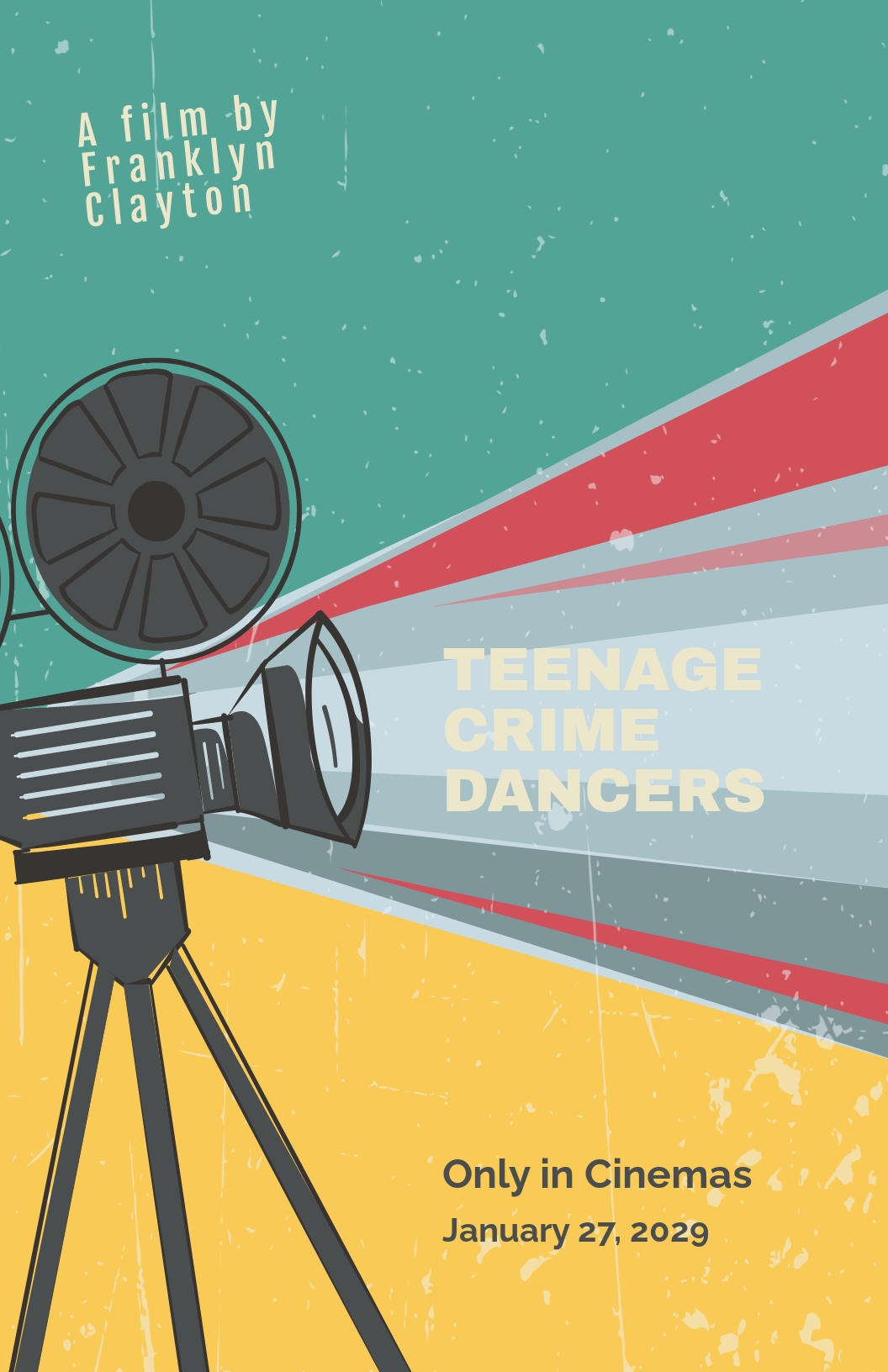 Movie Poster Template Google Slides