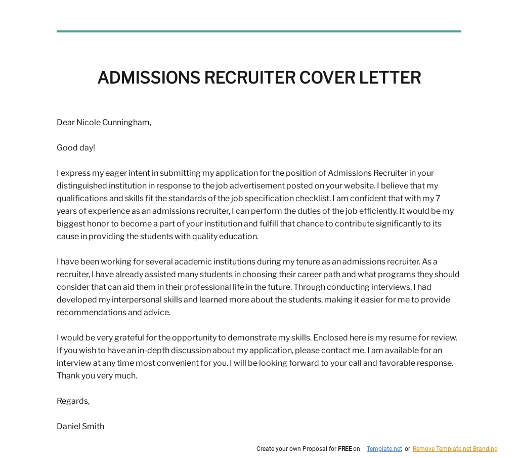 Free Company Leave Letter Template