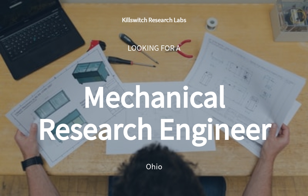 Mechanical Research Engineer Job Ad/Description Template in Google Docs ...